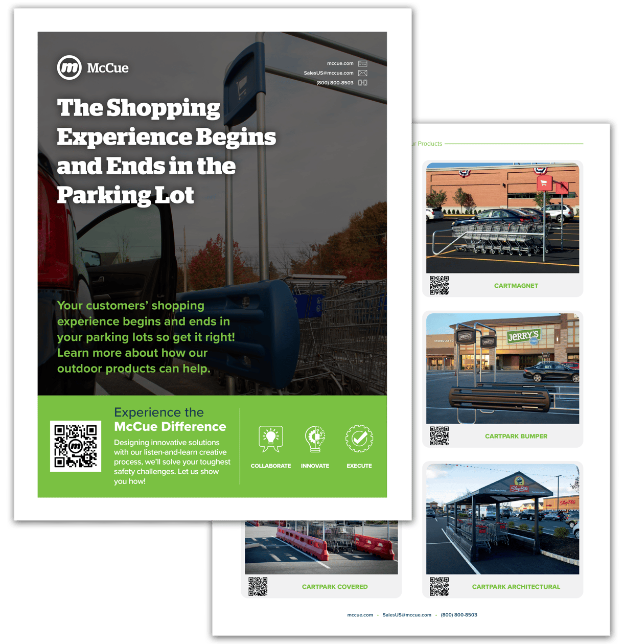 Download the McCue Cart Corrals Product Guide