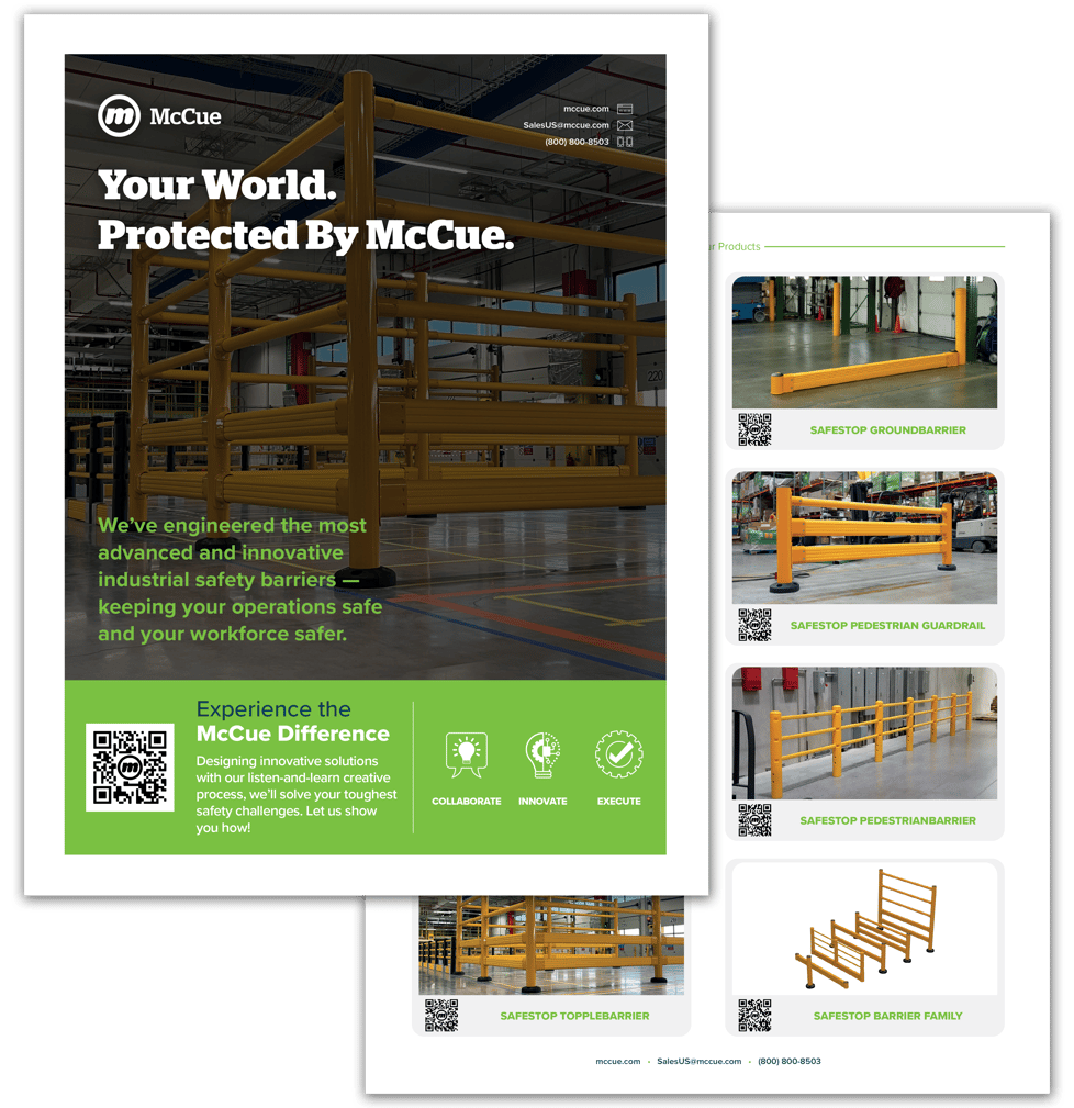 Download the McCue SafeStop Barriers Product Guide