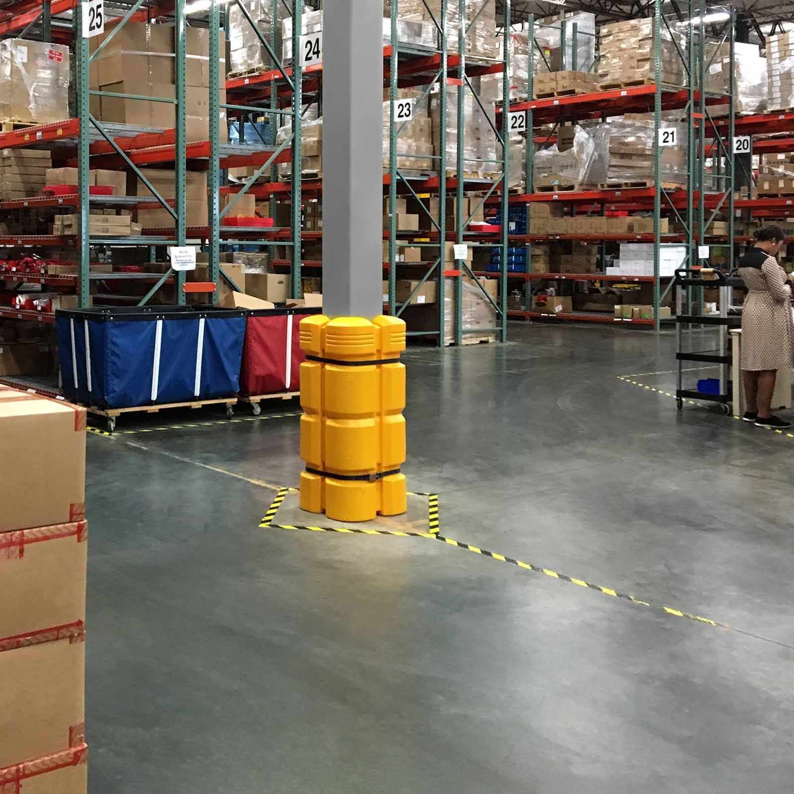 Shock-Absorbing Column Guards | McCue